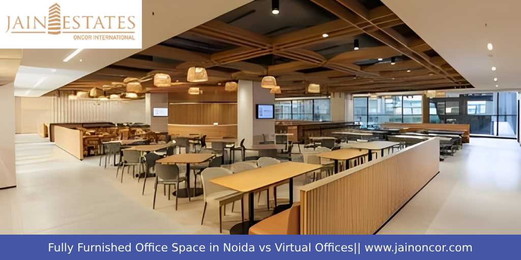 Fully Furnished Office Space in Noida vs Virtual Offices